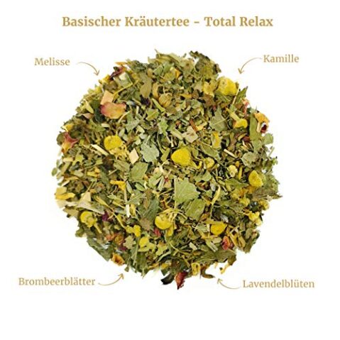 Total Relax Basischer Kräutertee 100g, TeaClub - Kaffee, Tee & Gewürze Shop