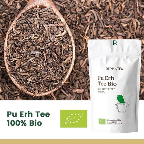 REPLANTEA® Bio Pu-Erh-Tee Yunnan, 100g - Kaffee, Tee & Gewürze Shop